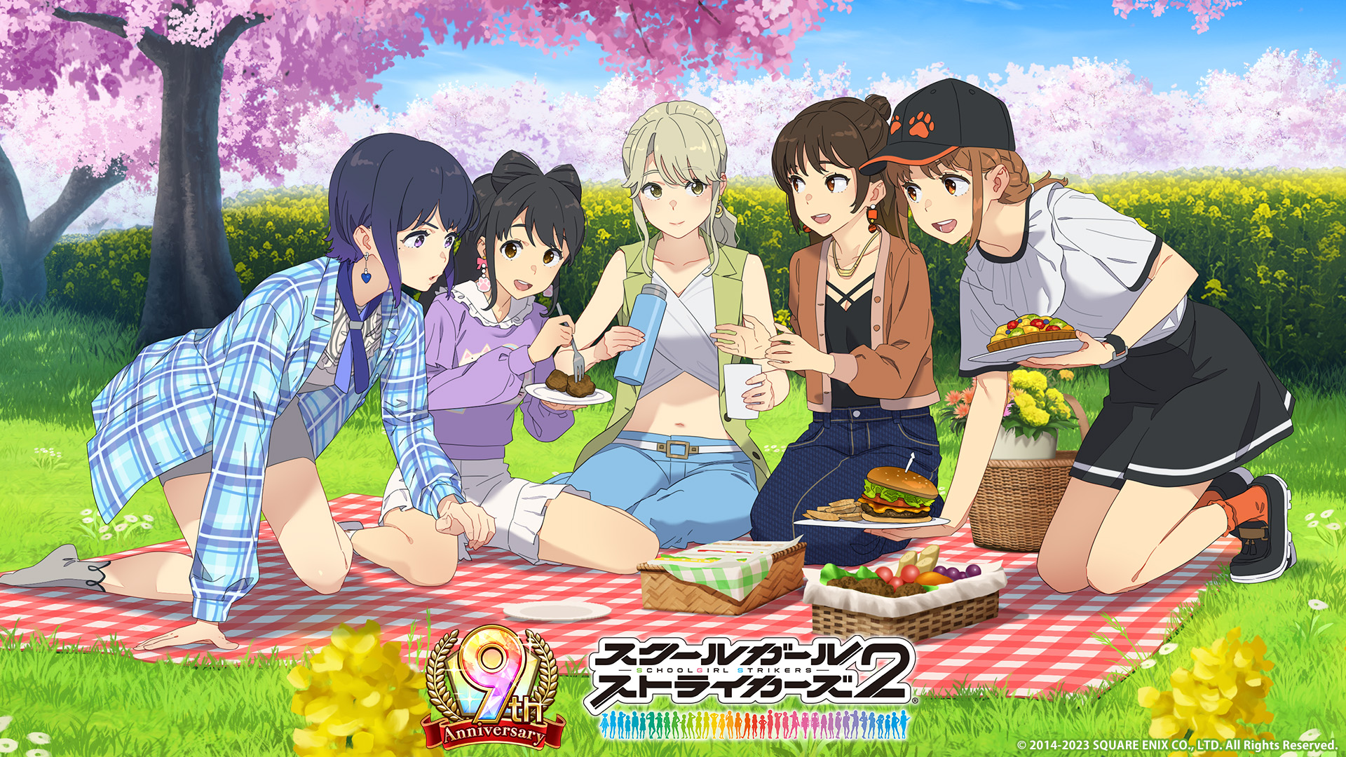 school girl strikers miyama tsubame namori mana sajima yuumi sumihara satoka yaginuma io dress ...